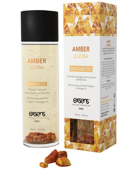 Exsens Of Paris Organic Massage Oil With Crystals