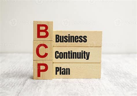 Paper With Words BCP Business Continuity Plan Stock Photo At