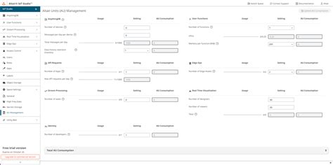 Altair Units Management