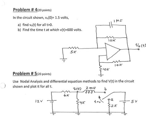 Solved Problem 420 Points In The Circuit Shown Vo0