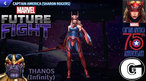 World Boss Thanosinfinity Vs Sharon Rogers Marvel Future Fight