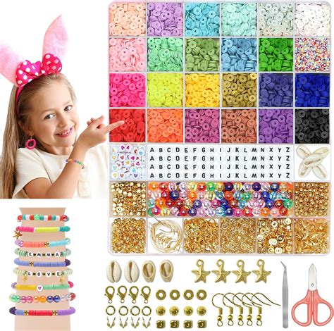 6200 Pcs Clay Beads Bracelet Making Kit For Only 499 Was 999