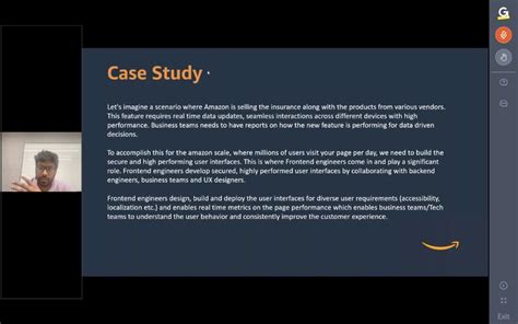 Had An Opportunity To Talk About Frontend Engineering Role At Amazon