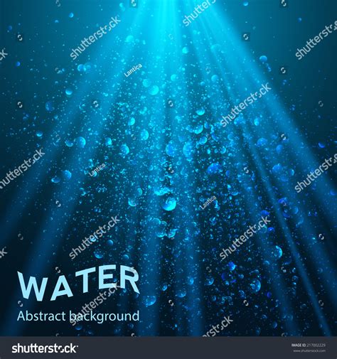 Underwater Background Vector Illustration Stock Vector Royalty Free