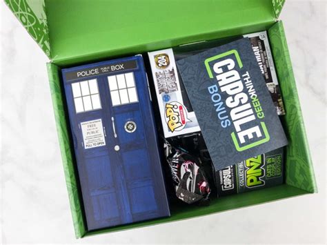 Thinkgeek Capsule August 2017 Subscription Box Review Hello Subscription