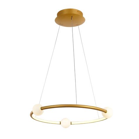 Lampa wisząca złota Italux Lozanna LED nowoczesna Allegro pl
