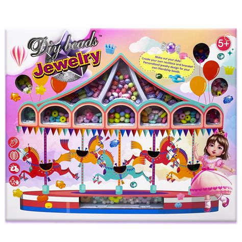 Набор для создания украшений Mini Toys из бисера «diy Beads Jewelry Карусель купить по цене 680