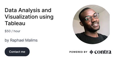 Data Analysis And Visualization Using Tableau By Raphael Malims