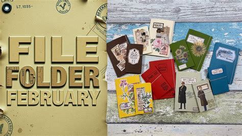 file folder february tiny 3 flap file folders easy to make and