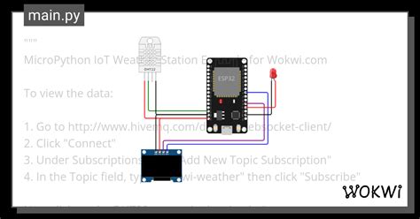MicroPython MQTT Weather Logger ESP32 Copy 2 Wokwi ESP32 STM32