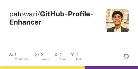 Github Patowarigithub Profile Enhancer