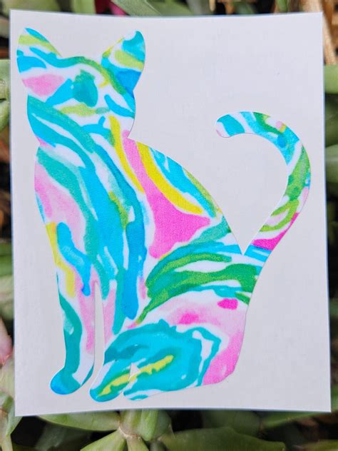 Cat Vinyl Decal Cat Vinyl Decal Cat Sticker Cat Car Decal Cat Car