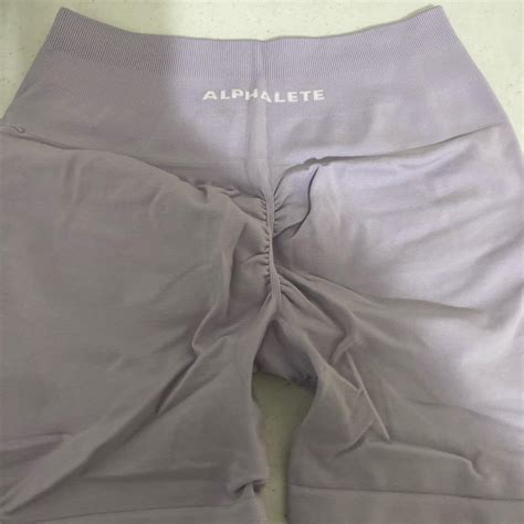 Alphalete Amplify Shorts Color Misty Liliac Size Depop