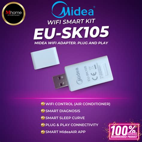 Midea Eu Sk105 Wifi Smart Kit Applicable To Inverter And Non Inverter