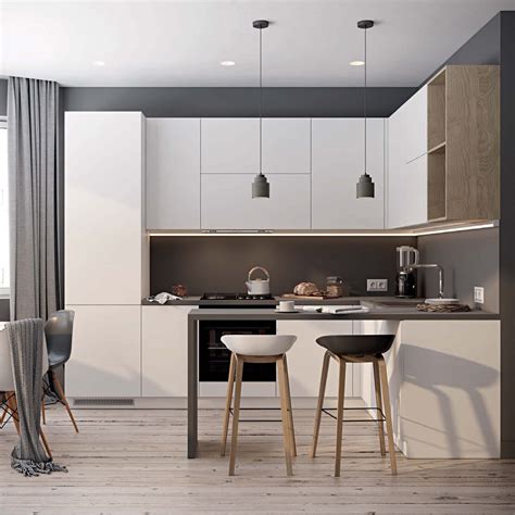 Кухонный гарнитур белый акриловый фасад Eveline White Kitchen Set по ...