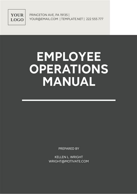Free Oandm Manual Template To Edit Online