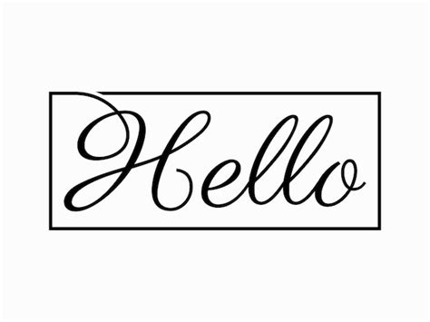 Premium Vector | Hello