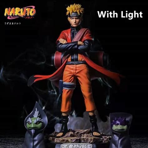 22cm Naruto Uzumaki Naruto Model Anime Pvc Figure Toy With Light