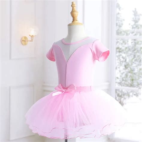 Collant De Malha Para Bal Para Meninas Roupa De Gin Stica Malha De