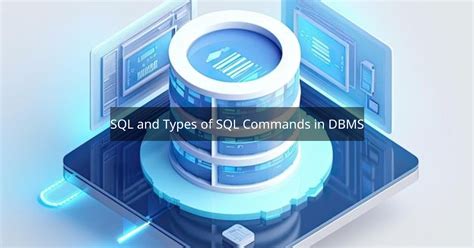 sql and types of sql commands in dbms