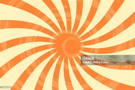 중앙에 있는 복고풍 배경 태양 광선 또는 나선형 사탕 패턴 배경 벡터 그림 1960 1969 년에 대한 스톡 벡터 아트 및 기타 이미지 1960 1969 년 배경 주제