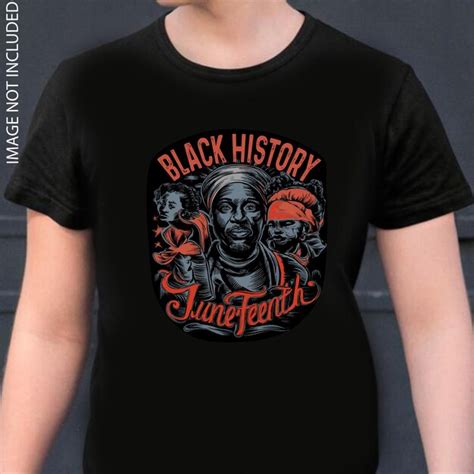 História Negra Juneteenth orgulho da liberdade vetor design de camiseta