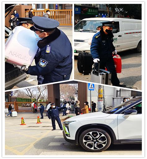 欢迎回家校保卫处这样欢迎师生返校 西安翻译学院保卫处