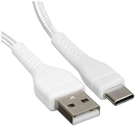 Купить Кабель круглый Dexp Usb Type C Usb 2 0 Type A белый 1 м в интернет магазине Dns
