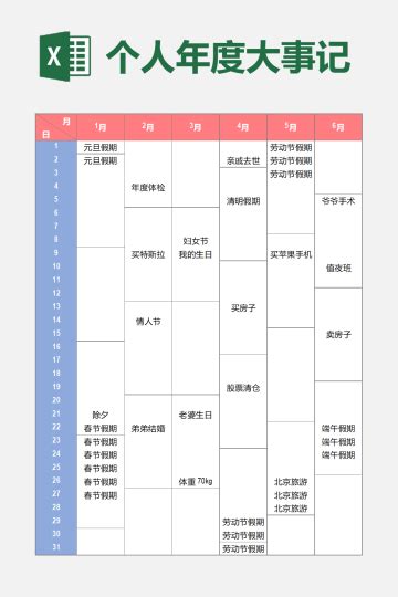 Excel家庭账本 Excel 模板 Excel 模板网