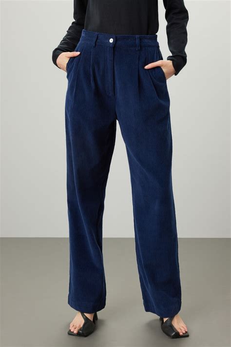 Cord Pleated Trousers By Donni Rent The Runway