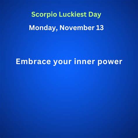 Each Zodiac Signs Luckiest Day Of The Week For November 13 19