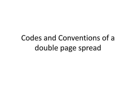 codes and conventions of music magazines ppt