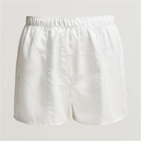 Cdlp Woven Boxer Shorts Classic White At