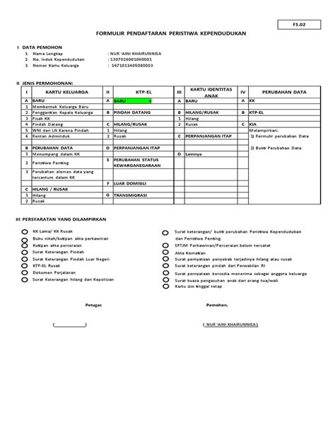 Formulir F1 02 Pdf
