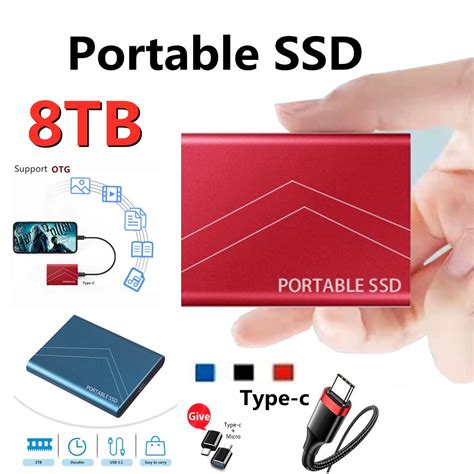 Ssd Mobile Solid State Drive Tb Tb High Speed Transmission Shopee