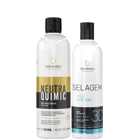 Kit Borabella NeutraQuimic Selagem D Semi Definitiva Produtos Beleza Na Web