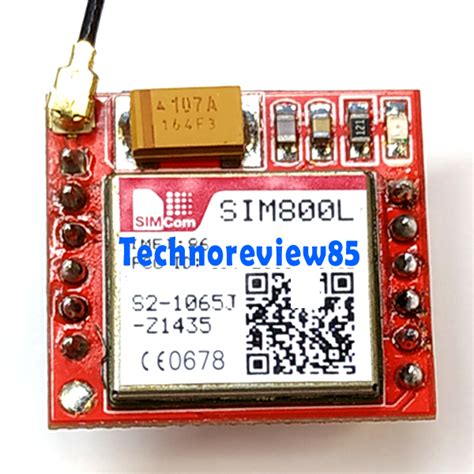 SIM L GSM Module Micro Sim Card Board Registered With PTA With Antenna For MCU In Pakistan