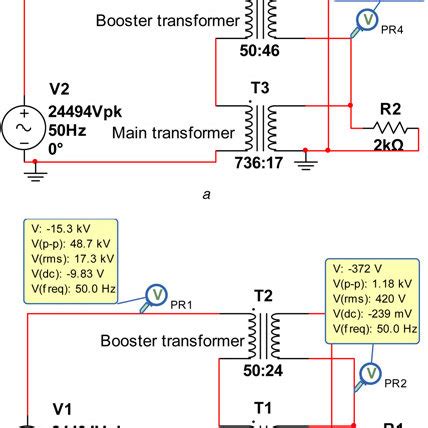 Simulation Of Transformer Turns Ratio A Simulation Of Booster Download Scientific Diagram