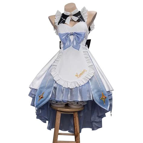 Pre Sale Uwowo Game Genshin Impact Fanart Lumine Maid Ver Cosplay