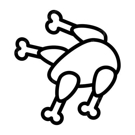 치킨 라인 아이콘 벡터 치킨 아이콘 중국인 음식 Png 일러스트 및 벡터 에 대한 무료 다운로드 Pngtree