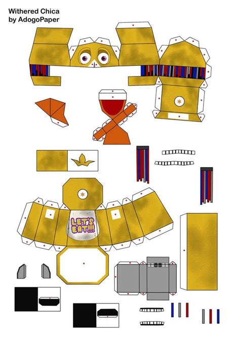 Five Nights At Freddys 2 Toyfreddy Papercraft Pt1 Fnaf Crafts Five