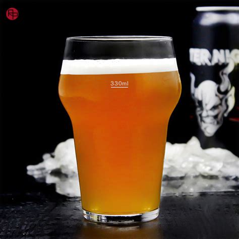 Crystal Tulip Pint Glasses Printable Logo Custom Beer Glass Suppliers