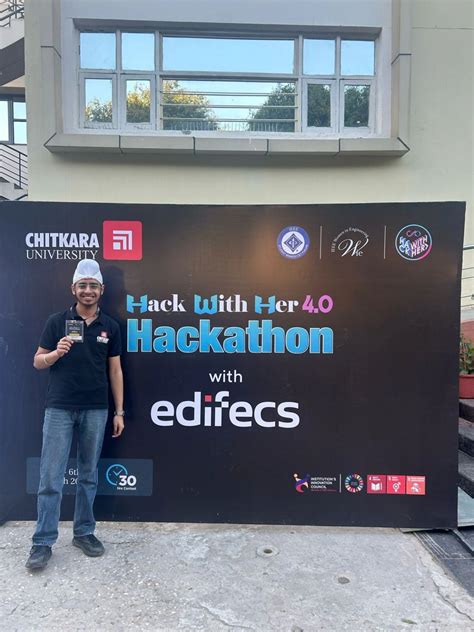 My First Hackathon Hack With Her 4 0 Just Wrapped Up My First Ever… Saajan Singh