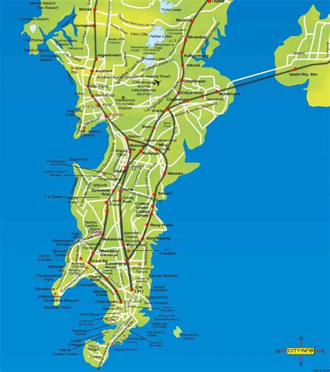 Mumbai Transport Map MapSof Net