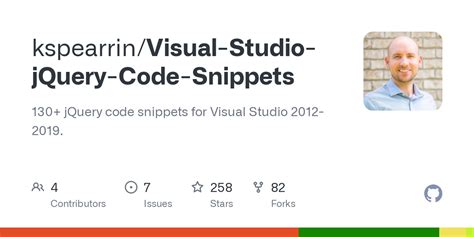 GitHub Kspearrin Visual Studio JQuery Code Snippets JQuery Code Snippets For Visual