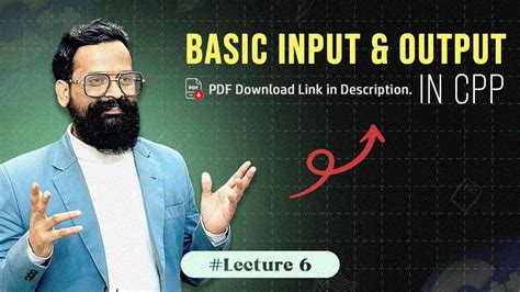 Basic Input And Output In Cpp Fundamental Of Cpp L2clcdc