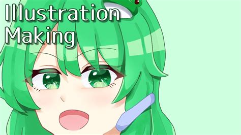 【東方project】東風谷早苗ちゃんを描いてみた【イラストメイキング】 Youtube