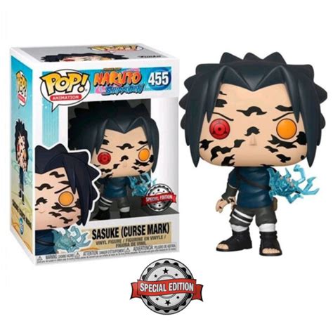Funko Pop Naruto Shippuden Sasuke Curse Mark 455 Special Edition Level 100 Store