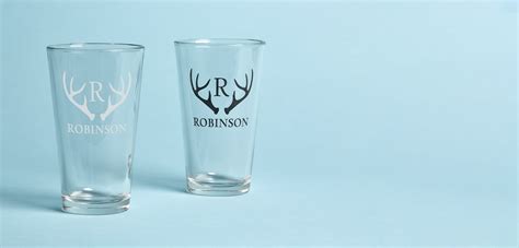 Custom Engraved Pint Glass Laser Etched Pint Glass Vistaprint