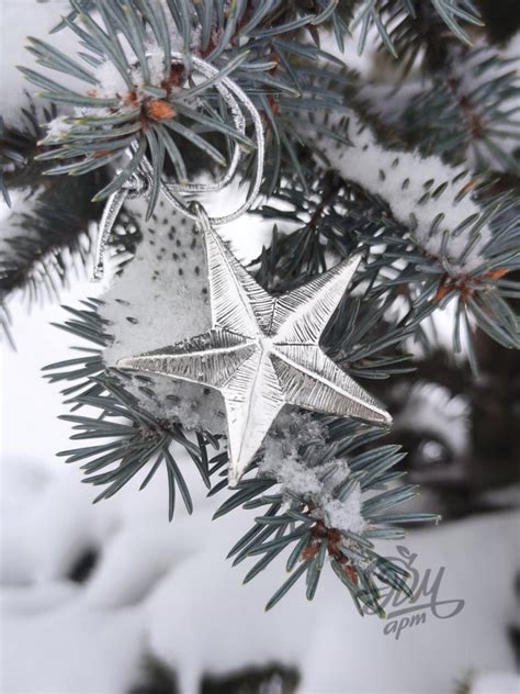 Елочная игрушка Звезда 5 угольная